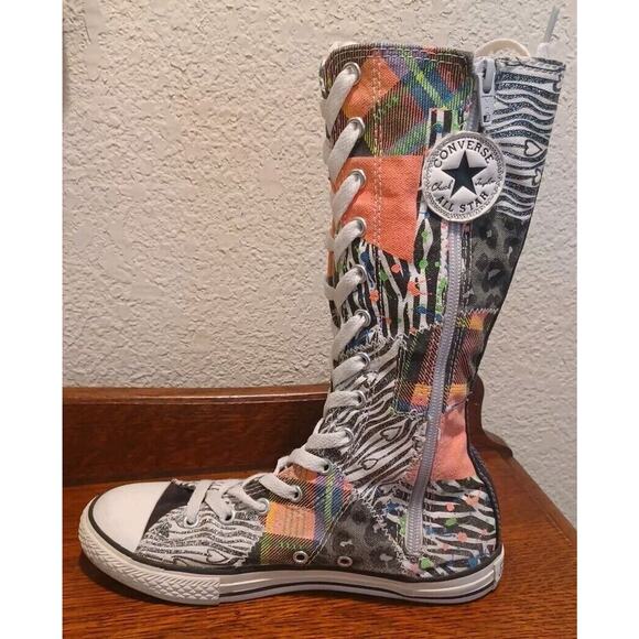 Converse | Shoes | Rare Converse All Star Calf Knee High Junior 4women ...